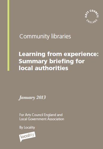 “Community libraries: Learning from experience” – The most important ...